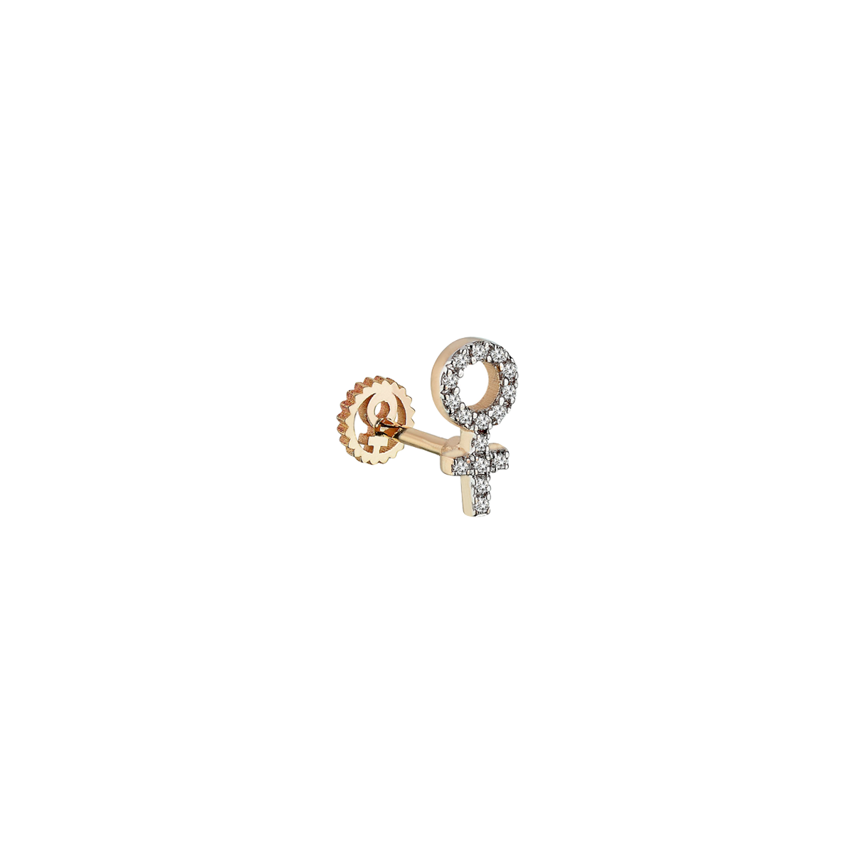 Venus Piercing in Rose Gold – Her Story Jewelry